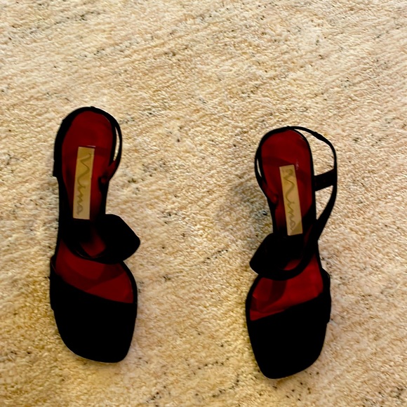 Nina | Shoes | Strapping Black Heals 2 Inches | Poshmark